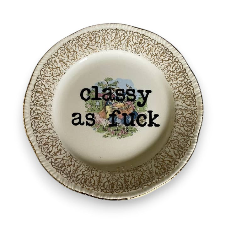 Classy AF Plate – Boyar Gifts NYC